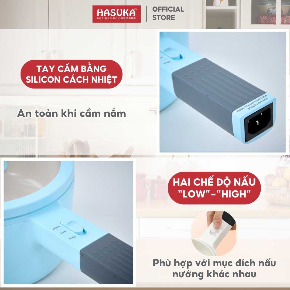 NỒI LẨU ĐIỆN ĐA NĂNG MINI HASUKA HSK-555